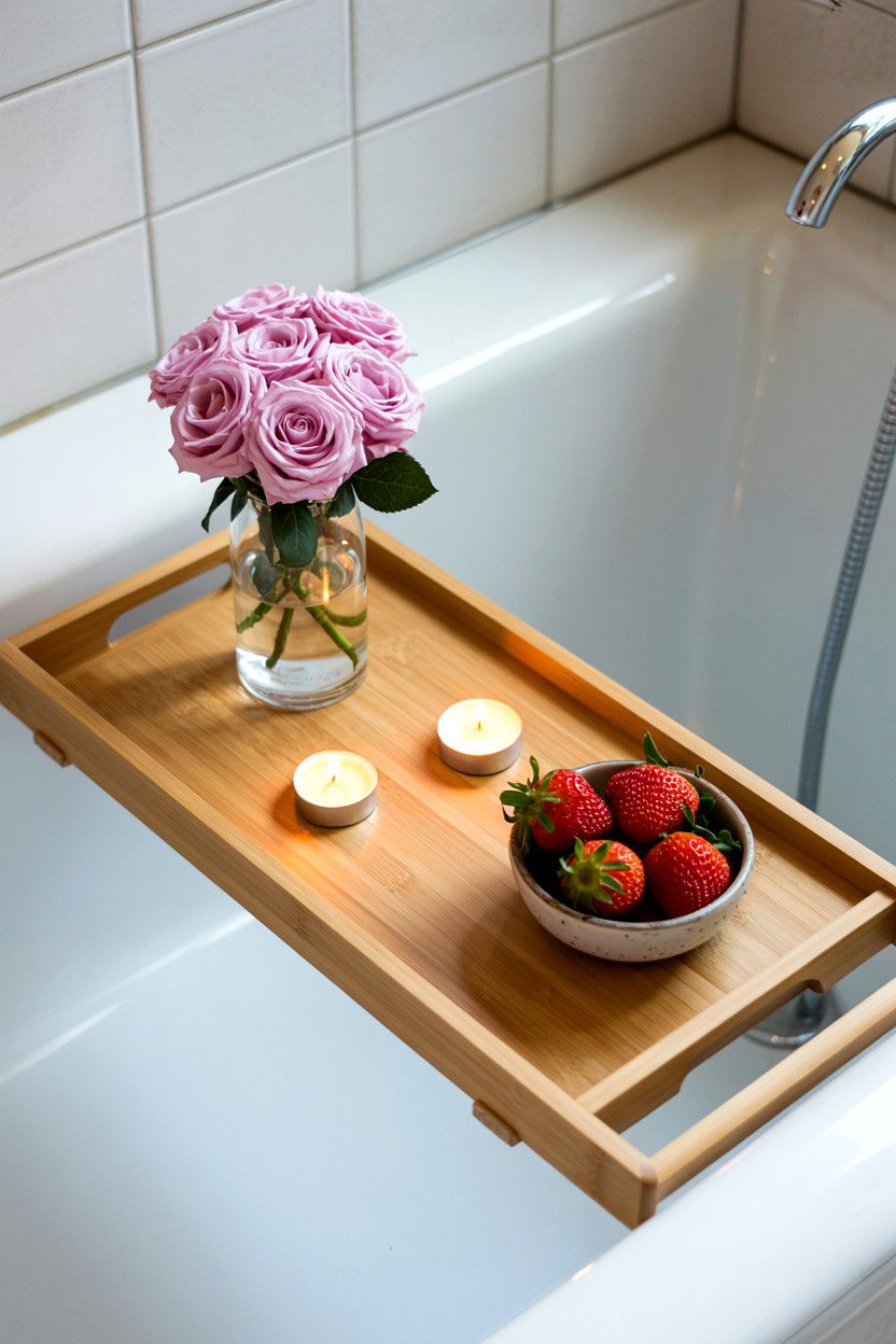 25 Romantic Valentine's Day Candle Lit Bath Ideas to Try