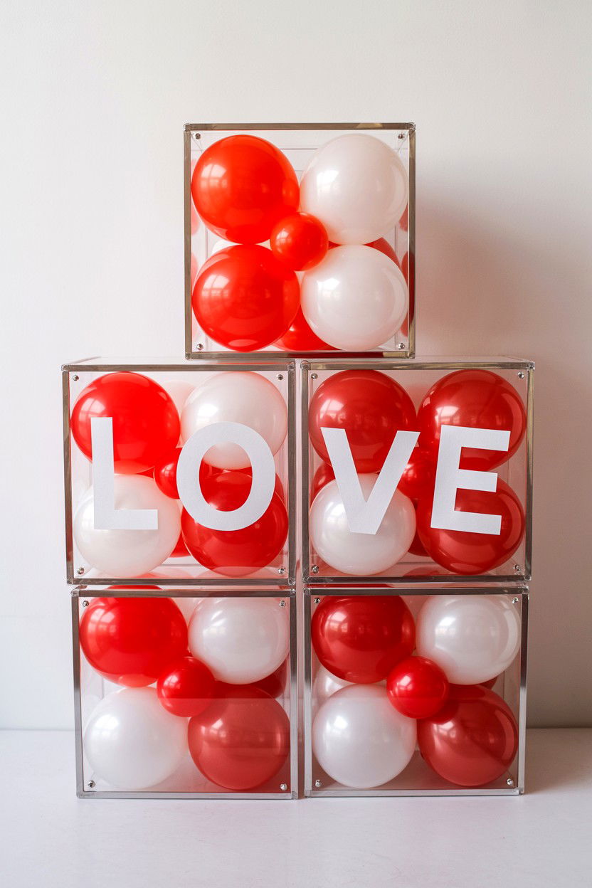 25 Unique Valentine's Day Balloon Box Ideas for Gifts