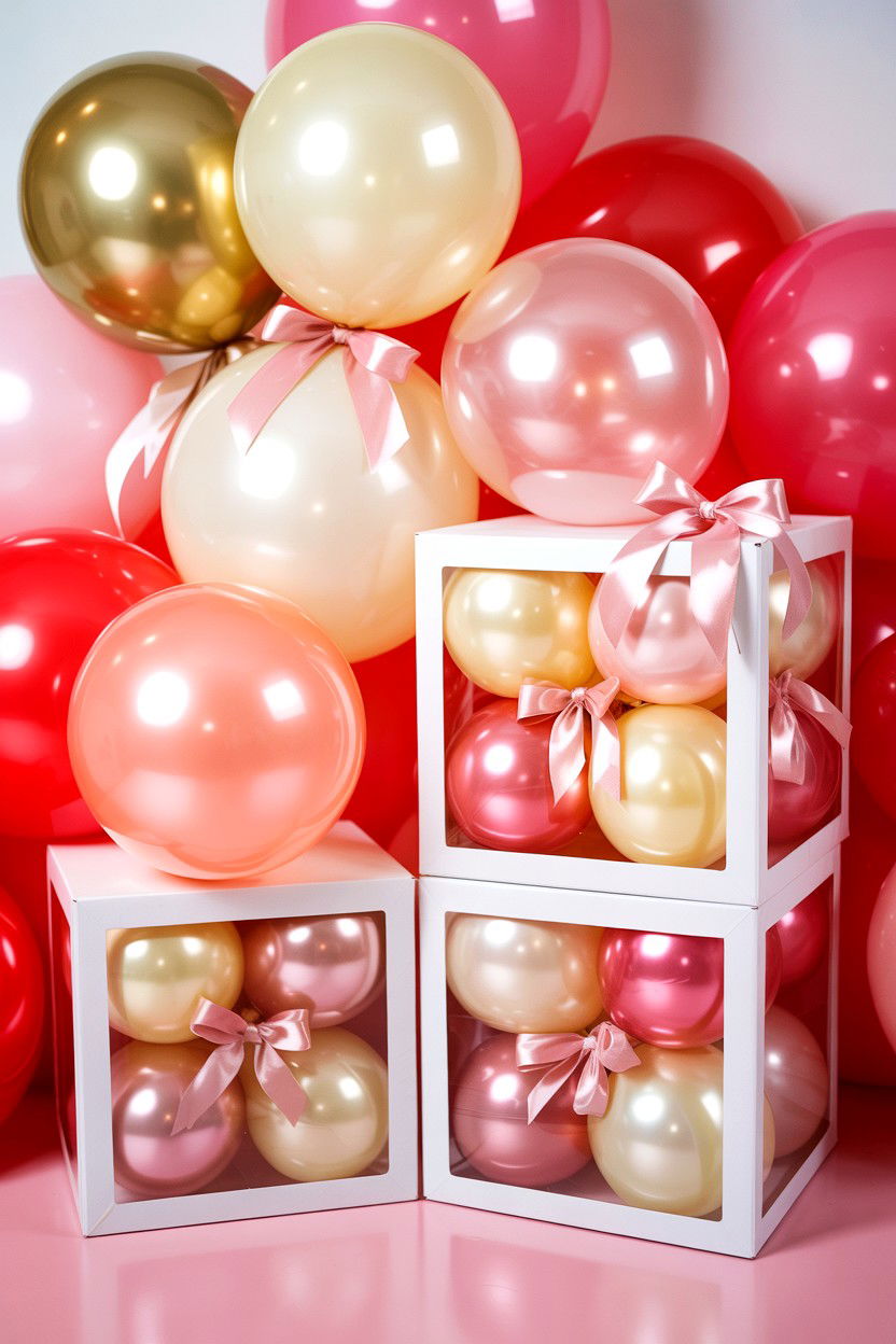 25 Unique Valentine's Day Balloon Box Ideas for Gifts