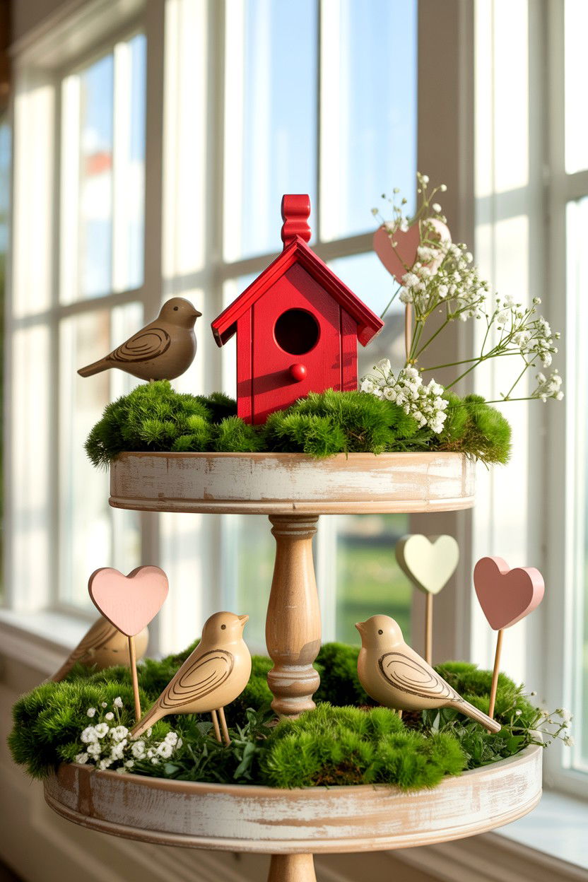 25 Best Farmhouse Valentine's Day Tiered Tray Ideas