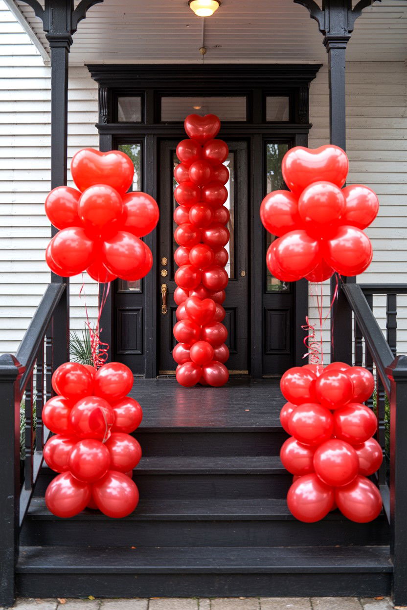 25 Festive Valentine's Day Red Balloon Ideas for Decor